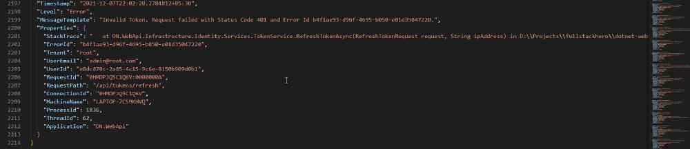 Logging - fullstackhero