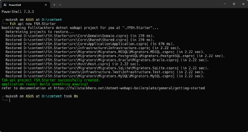 Getting Started 🚀 - fullstackhero