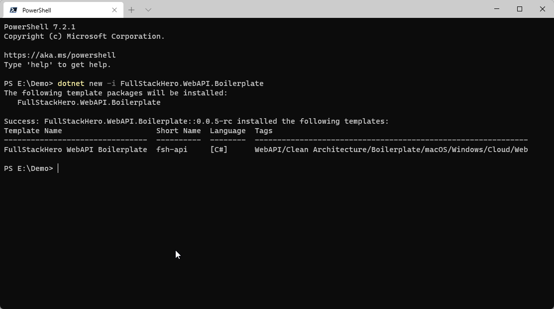 Getting Started 🚀 - fullstackhero