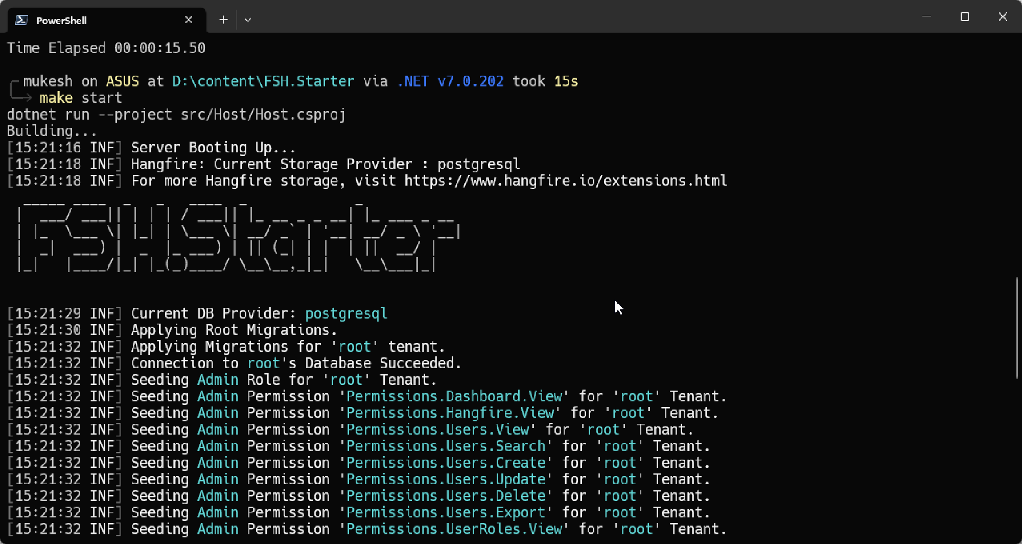 Getting Started 🚀 - fullstackhero