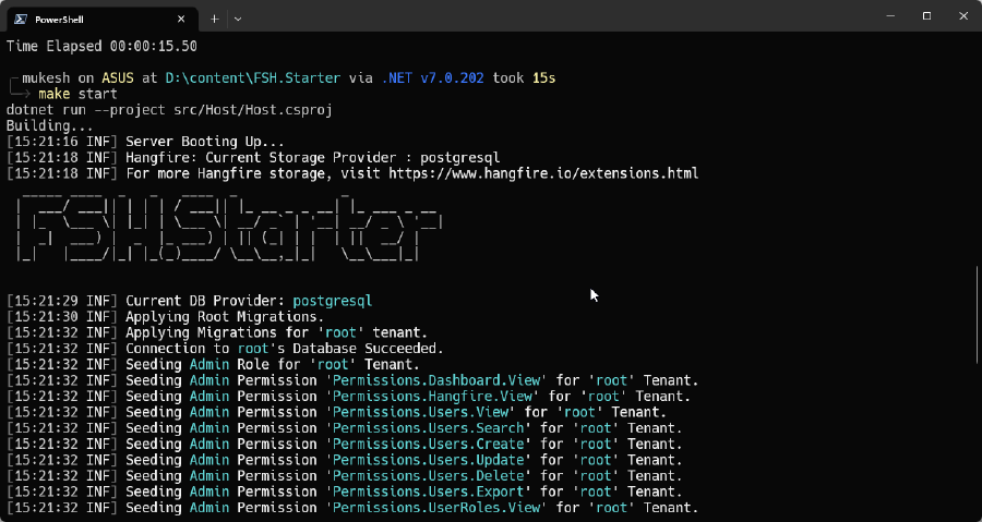 Getting Started 🚀 - fullstackhero