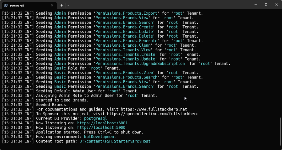Getting Started 🚀 - fullstackhero