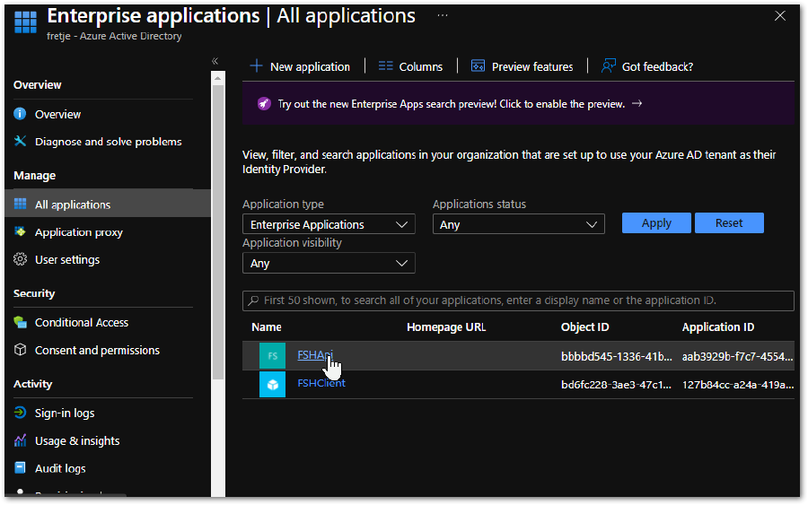 Setting up Azure AD Authentication - fullstackhero