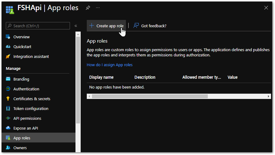 Setting up Azure AD Authentication - fullstackhero